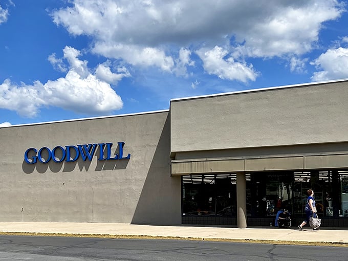 The beige facade might not scream "fashion mecca," but inside this Warminster Goodwill, budget-friendly treasures await the savvy Pennsylvania shopper.