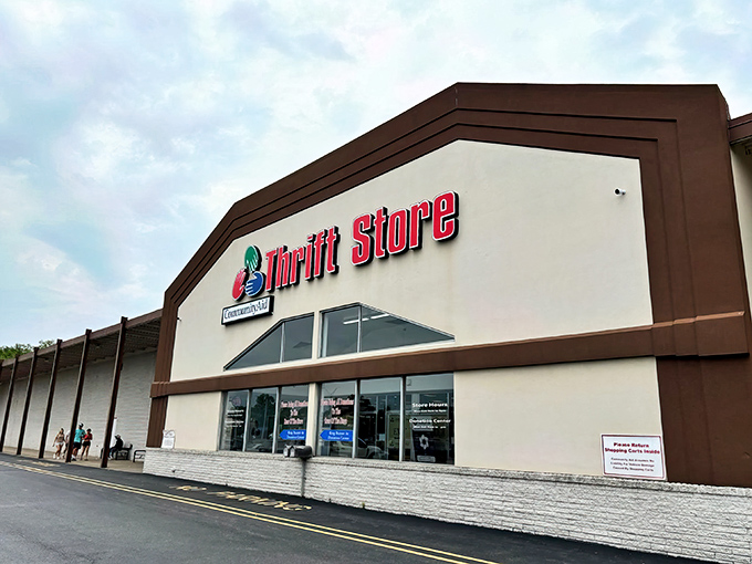 The unassuming exterior of CommunityAid in Selinsgrove hides a treasure trove within. Like finding a gourmet restaurant in a gas station, prepare to be pleasantly surprised.