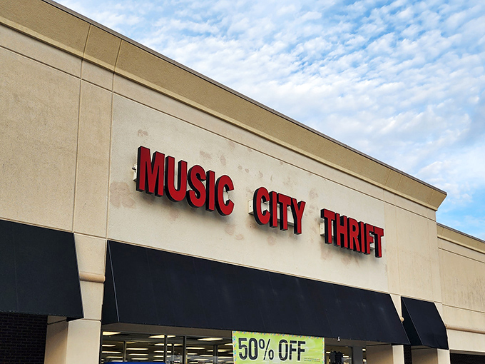 That red sign isn't messing around &ndash; this place means business in the best possible way.