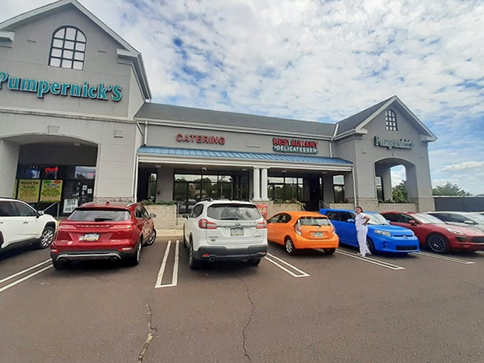 The bustling exterior hints at what locals already know&mdash;this isn't just a deli, it's a Pennsylvania institution worth the wait.