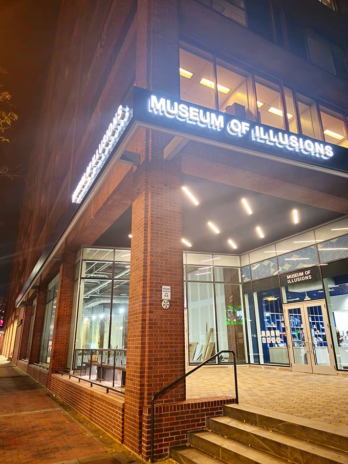 The Museum of Illusions lights up Philadelphia's nightscape, beckoning curious minds to step into a world where nothing is quite as it seems.
