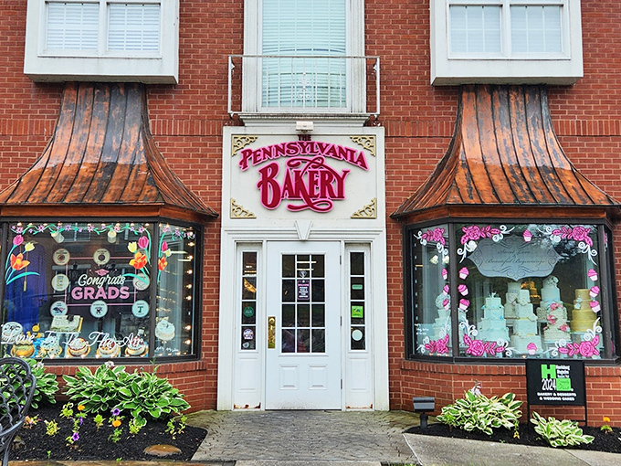 The iconic brick fa&ccedil;ade with copper awnings isn't just eye-catching&mdash;it's a beacon of hope for anyone with a sweet tooth in Camp Hill.