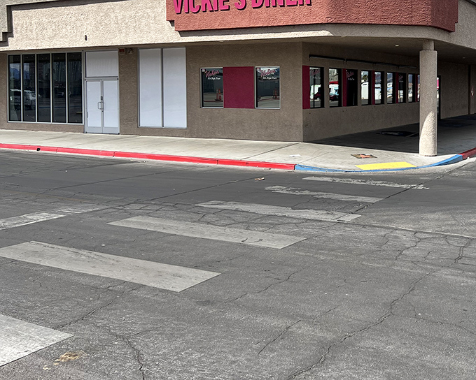 The unassuming exterior of Vickie's Diner proves once again that culinary treasures often hide in plain sight. No neon needed when the food speaks this loudly.