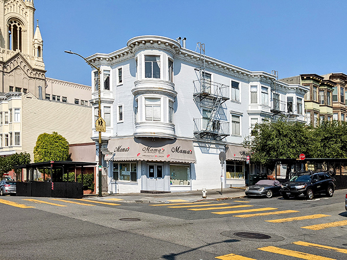 A classic San Francisco Victorian houses this temple of toast, where lines form early and appetites grow with anticipation.
