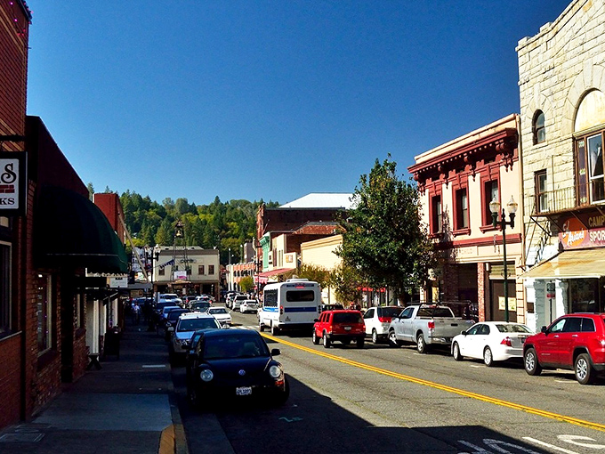 Main Street Placerville captures that perfect small-town America vibe &ndash; historic buildings bathed in Sierra sunshine with mountains peeking through like nosy neighbors.