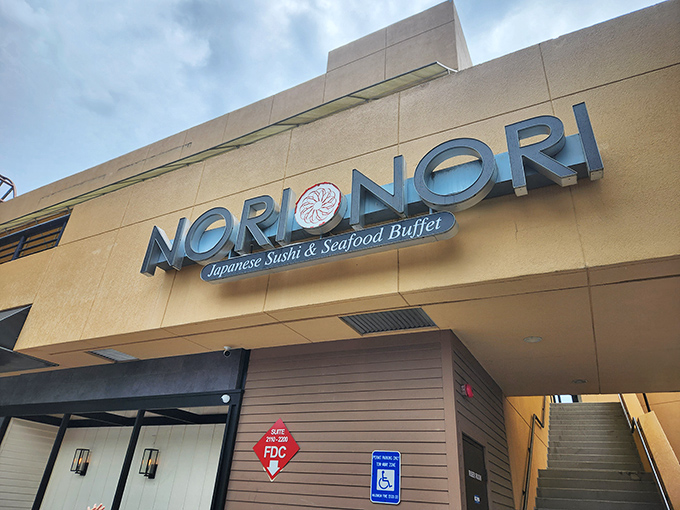 The unassuming exterior of Nori Nori hides culinary treasures within, like finding a diamond in a strip mall setting.