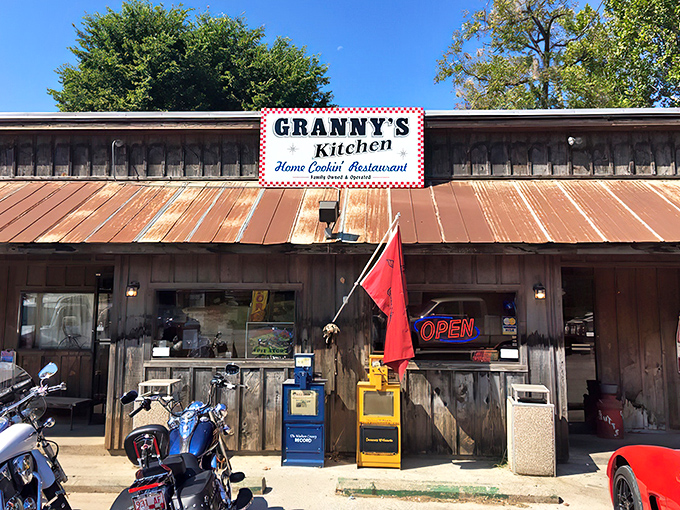 Motorcycles parked outside hint at the diverse clientele drawn to this unassuming culinary landmark. Even road warriors know where to find comfort food worth the journey.