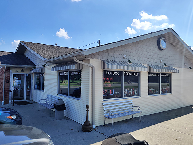 The unassuming white exterior of Nutcracker Family Restaurant proves once again that the best comfort food often hides in plain sight.