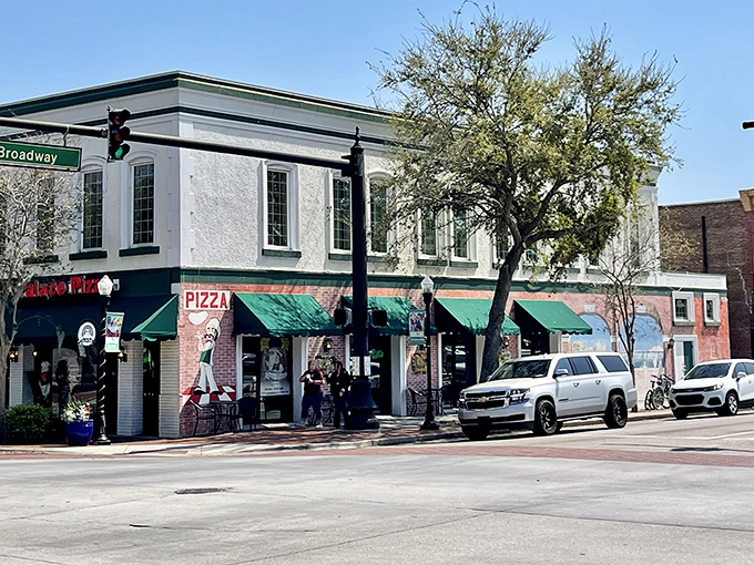 Pizza and local shops line Bartow's historic downtown, where brick buildings have witnessed more Florida history than a Hemingway novel.