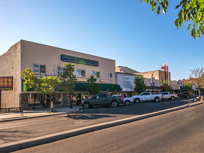 Where city stress hits the brakes and your dollar hits its stride&mdash;welcome to downtown Fallon.