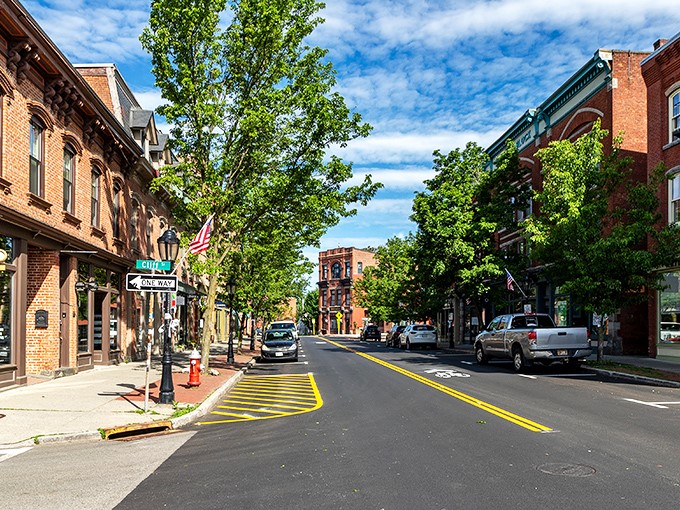 Stroll down Beacon's tree-lined streets where American flags flutter above locally-owned shops—Norman Rockwell couldn't have painted it better.