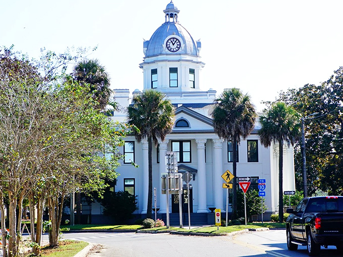Monticello's courthouse stands like a Southern belle showing off her finest hat &ndash; that iconic blue dome tells visitors they've arrived somewhere special.
