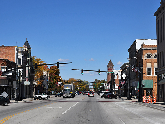 Celina's Main Street feels like a Norman Rockwell painting come to life, where historic architecture meets small-town affordability in perfect harmony.