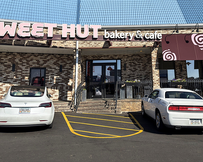 Sweet Hut's unassuming strip mall exterior is like finding a Michelin star chef cooking in your neighbor's garage.