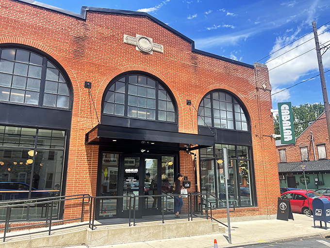 The historic brick fa&ccedil;ade with grand arched windows isn't just inviting&mdash;it's practically whispering "come in and eat something life-changing" to Lancaster passersby.