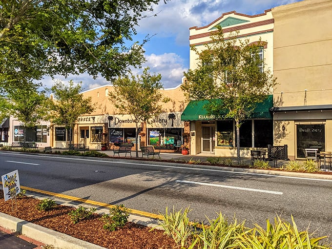 Playalinda Brewing Company anchors downtown's revival, where historic facades house modern businesses in a perfect blend of yesterday and tomorrow.