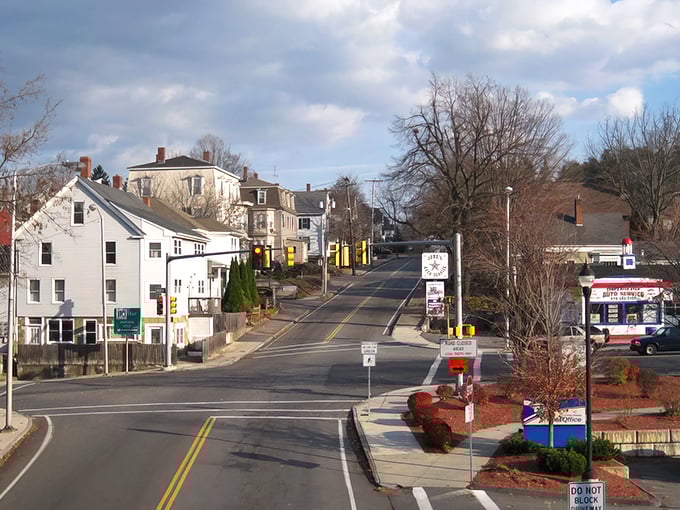 Another view of Clinton's streets, where New England charm isn't manufactured for tourists&mdash;it's just how they live every day.