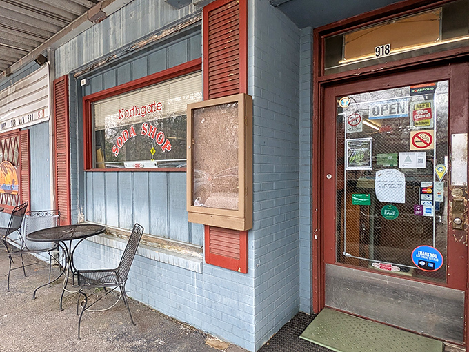 The unassuming blue exterior of Northgate Soda Shop is like finding a vinyl record in a world of digital downloads&mdash;refreshingly analog and absolutely worth the hunt.