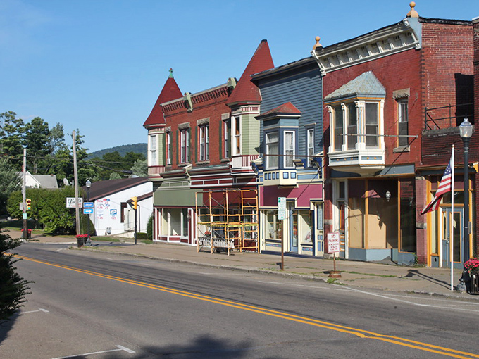 Downtown Smethport's historic storefronts stand like colorful sentinels of simpler times, when Main Street was America's beating heart.
