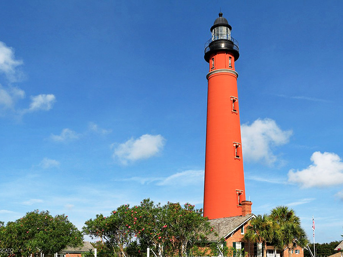 Standing tall in its brilliant red coat, Florida's tallest lighthouse has been the ultimate overachiever since the 1880s.