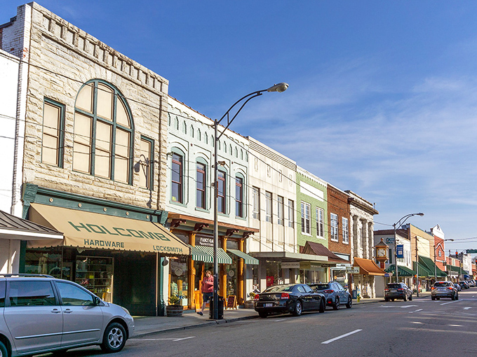 Main Street in Mount Airy looks like it was plucked straight from a Norman Rockwell painting, with historic storefronts that whisper stories of simpler times.