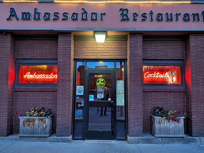 The brick facade with glowing neon signs isn't trying to impress anyone&mdash;it's too busy preparing to blow your mind with what's inside.