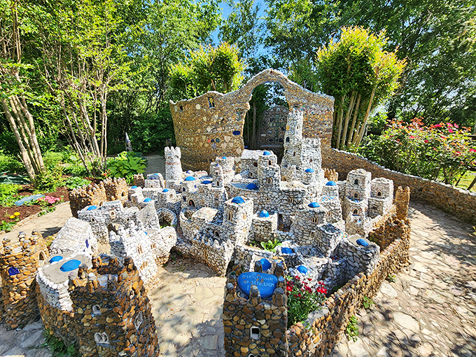 This tiny stone village looks like what would happen if Game of Thrones had a much smaller budget but twice the artistic vision.