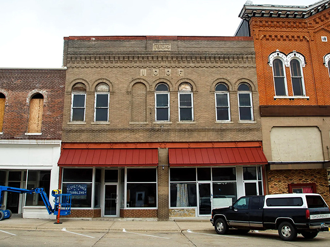 Historic brick buildings line Jefferson's downtown square, where your retirement dollars stretch further than your grandmother's secret pie crust recipe.