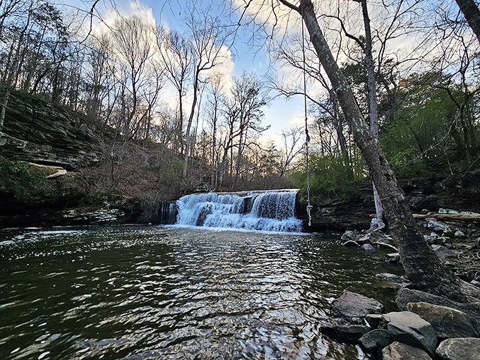 When winter arrives, this waterfall gets dressed up in its finest formal wear &ndash; absolutely stunning.