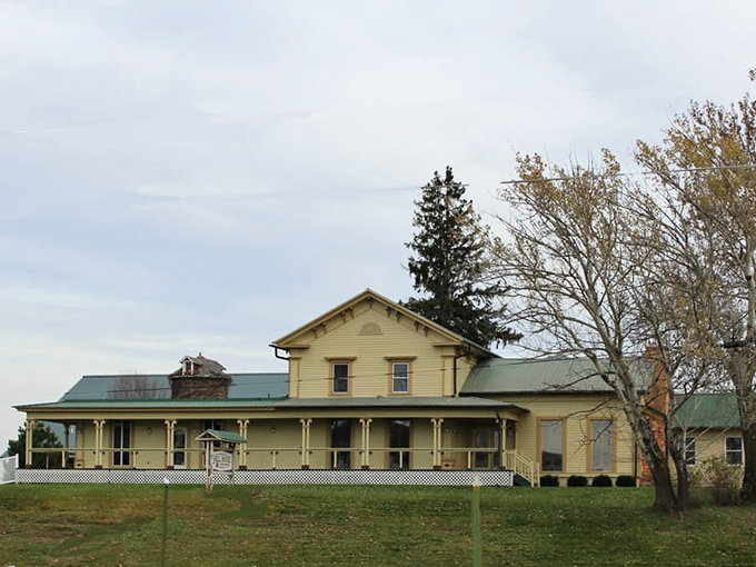 This yellow building with its green roof has been feeding Allegan like a beloved grandmother with a commercial kitchen.