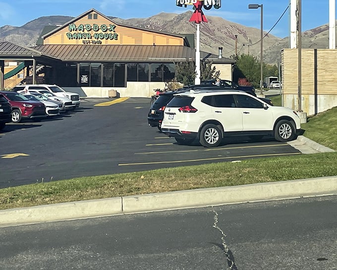 Nestled against Utah's mountain backdrop, Maddox's welcoming ranch-style building promises the kind of meal worth driving miles for.