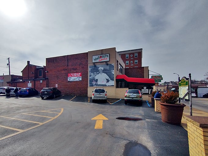 Behind this unassuming brick exterior lies a treasure trove of Italian classics that have kept locals coming back for generations.