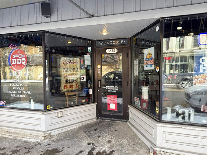 It may look like just another corner shop, but step closer and the smoky aroma spilling from this Cleveland BBQ joint will tell you you&rsquo;ve found the real deal.