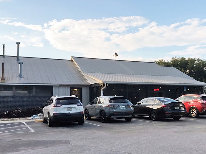 The unassuming exterior of Charm City Seafood might fool you, but locals know this metal-roofed treasure houses some of Florida's finest Maryland-style seafood. Photo credit: <a href="https://www.google.com/maps/contrib/111108378910843277633/photos/" target="_blank" rel="noopener noreferrer">Luz Stella Kimpling</a>