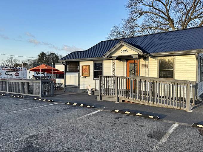 The unassuming exterior of Big Shanty Smokehouse proves once again that the best barbecue joints don't waste money on fancy architecture&mdash;they invest in smokers instead.