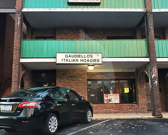 The unassuming storefront of Gaudiello's sits quietly in Trolley Square, like a secret handshake among Delaware sandwich aficionados.