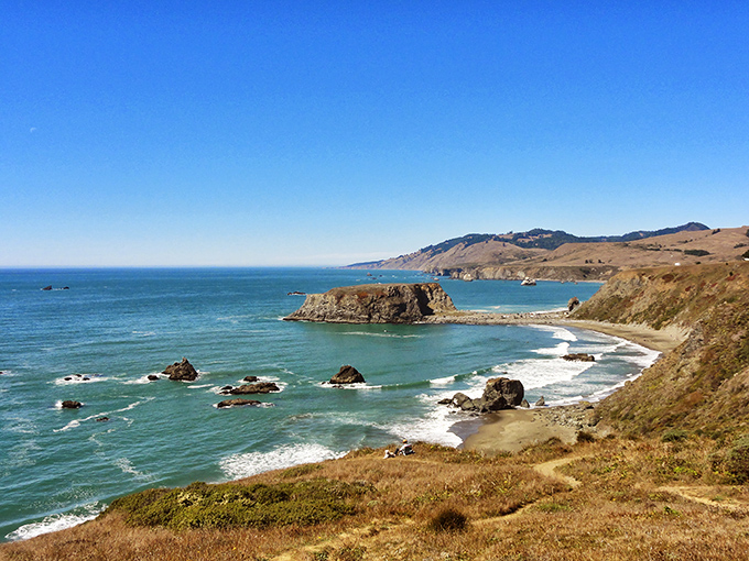 Nature's own infinity pool: where rugged headlands and sapphire waters create California's most spectacular coastline views.