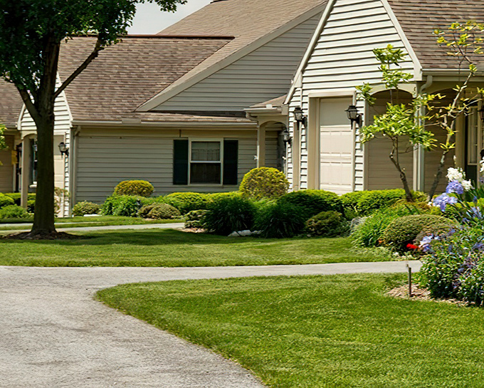 Garden Spot Village's meticulously landscaped cottages prove retirement living doesn't have to look like a medical waiting room's exterior cousin.