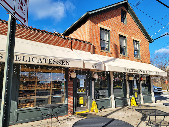Step inside where outdoor seating invites you to enjoy your sandwich al fresco, people-watching included at no extra charge.