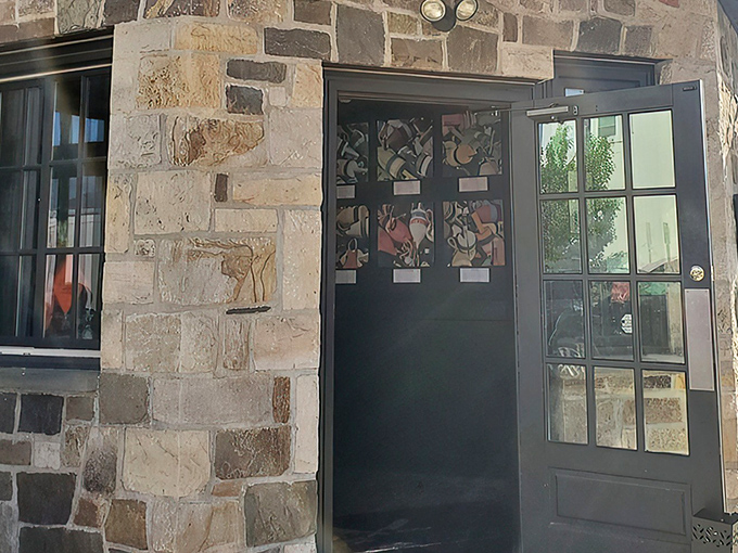 Bridget's welcoming entrance beckons you inside, where stone meets elegance and those legendary crab cakes await your discovery.