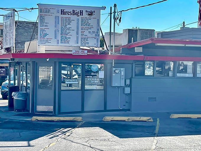 This unassuming exterior hides culinary treasures within. Like finding a great jazz club, the modest facade is part of its authentic charm.