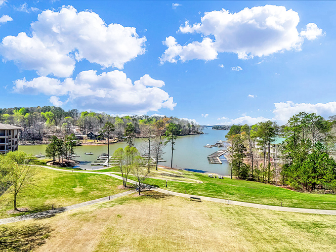 Lake Martin's crystal waters stretch toward the horizon, offering Dadeville residents million-dollar views at small-town prices. Nature's finest amenity comes standard with every sunrise.
