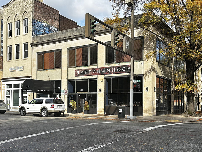 The unassuming corner location of Rappahannock belies the culinary treasures within. Like finding a pearl in an oyster, this Richmond gem rewards those who venture inside.