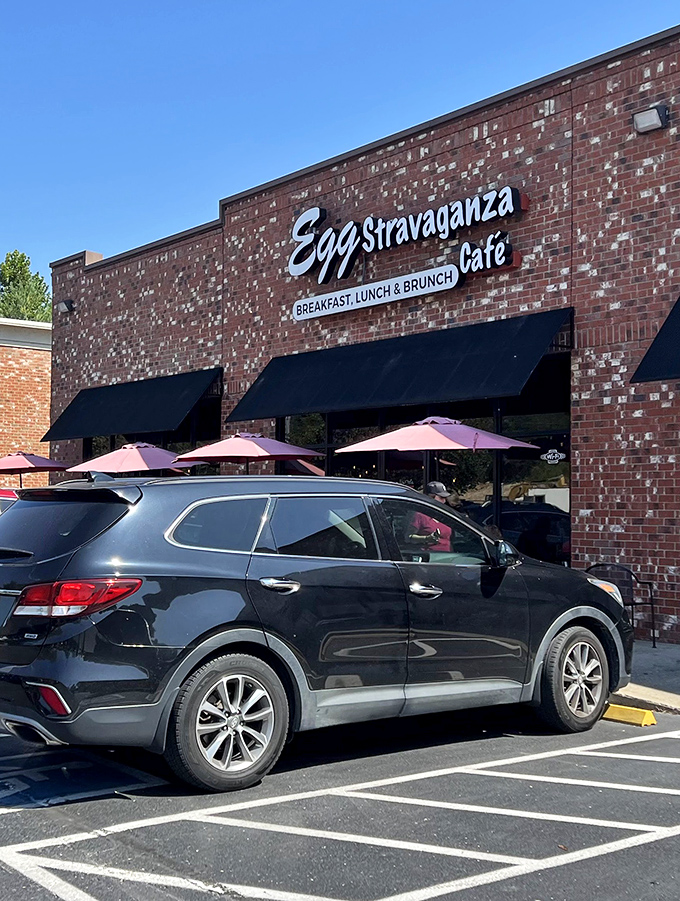 The brick facade of Eggstravaganza Cafe might look unassuming, but inside awaits a breakfast revelation that'll make you rethink your morning routine.
