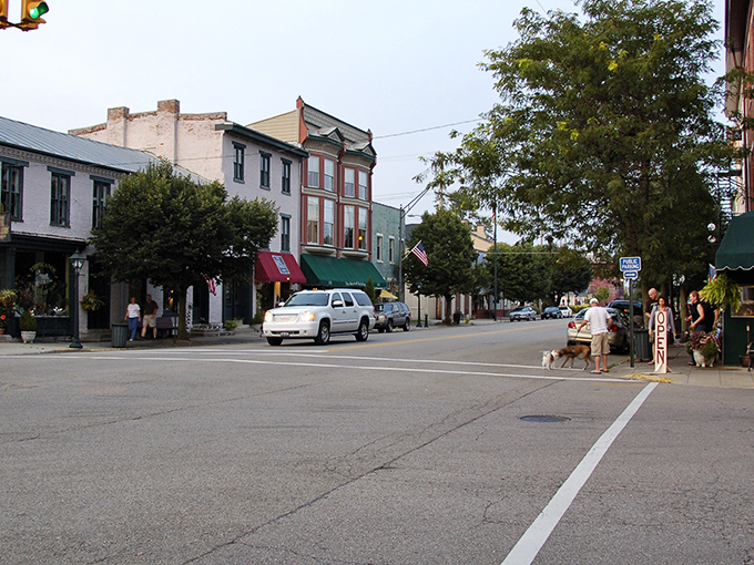 Main Street in Tipp City feels like stepping into a Norman Rockwell painting where the pace slows and conversations linger longer than your morning coffee.