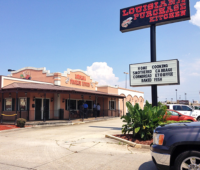 The pink palace of plenty stands proud on Veterans Boulevard, luring diners in with the promise of a Louisiana feast worth every loosened belt notch.