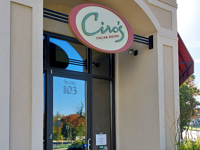 The welcoming facade of Ciro's Italian Bistro beckons with its distinctive coral awnings and lush greenery&mdash;like a little slice of Italy nestled in Lancaster.
