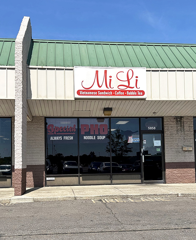 The unassuming storefront might not stop traffic, but locals know this green-roofed gem houses Vietnamese treasures worth slamming on the brakes for.