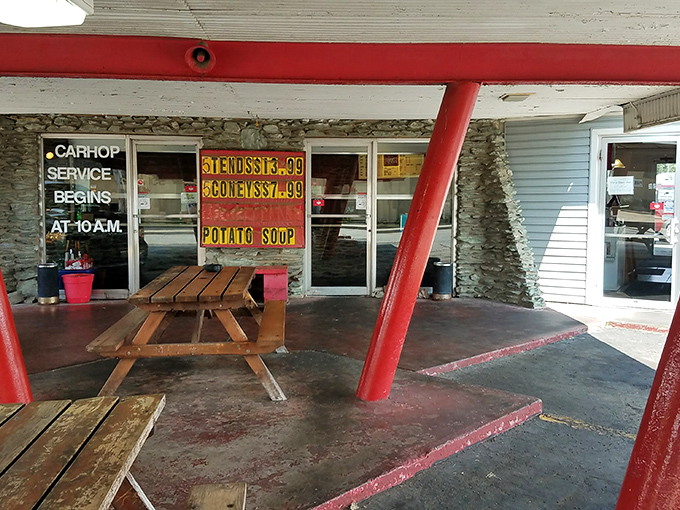 The unassuming exterior of Ray's Drive-In hides culinary treasures that locals have cherished for decades. Simplicity at its finest.