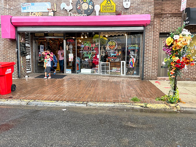 The bright pink awning of Philly AIDS Thrift beckons like a beacon of bargain-hunting hope on 5th Street in Queen Village.